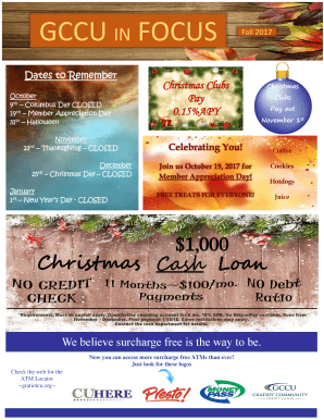 Fillable Online GCCU IN FOCUS Fax Email Print - pdfFiller