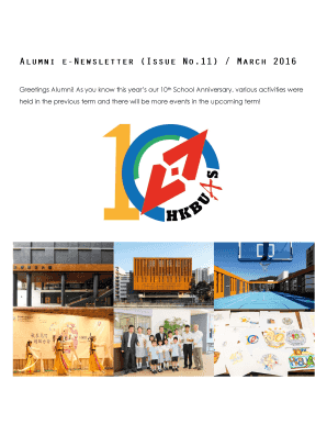 Fillable Online Greetings Alumni Fax Email Print - pdfFiller