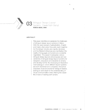 Fillable Online Bilingual Design Layout Fax Email Print - pdfFiller