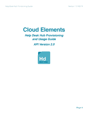 Fillable Online Help Desk Hub Provisioning Guide Fax Email Print ...