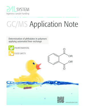 Fillable Online GC/MS Application Note Fax Email Print - pdfFiller