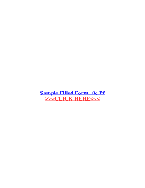 Fillable Online Sample Filled Form 10c Pf Fax Email Print - pdfFiller