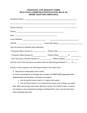 STRATEGIC PAY REQUEST Doc Template | pdfFiller