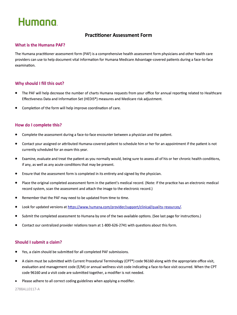 Fillable Online Practitioner Assessment Form Fax Email Print - pdfFiller