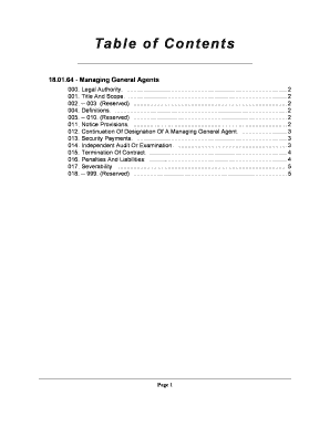 Fillable Online 64 - Managing General Agents Fax Email Print - pdfFiller