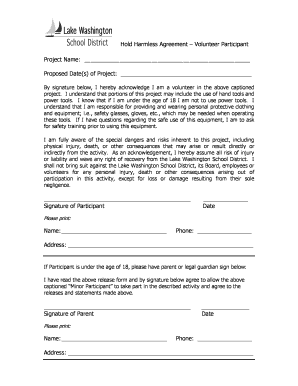 Fillable Online Proposed Date(s) of Project: Fax Email Print - pdfFiller