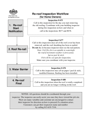 Fillable Online Re-roof Inspection Workflow Fax Email Print - pdfFiller