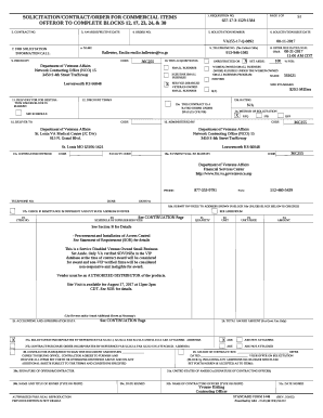 solicitation/contract/order for commercial items offeror to ...
