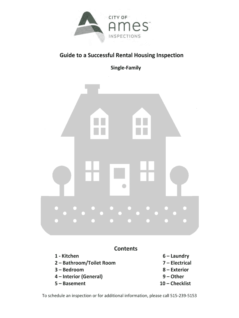 Fillable Online Guide to a Successful Rental Housing Inspection Fax ...