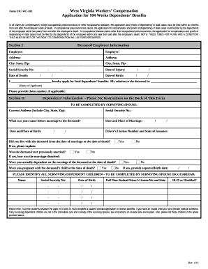 OIC-WC-202West Virginia Workers Compensation Doc Template | pdfFiller