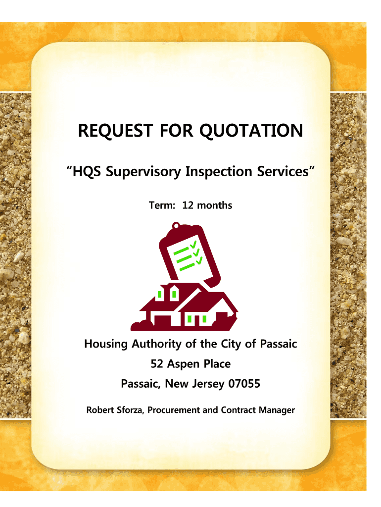 Fillable Online HQS Supervisory Inspection Services Fax Email Print ...