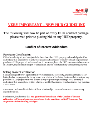 Fillable Online VERY IMPORTANT NEW HUD GUIDELINE Fax Email Print ...