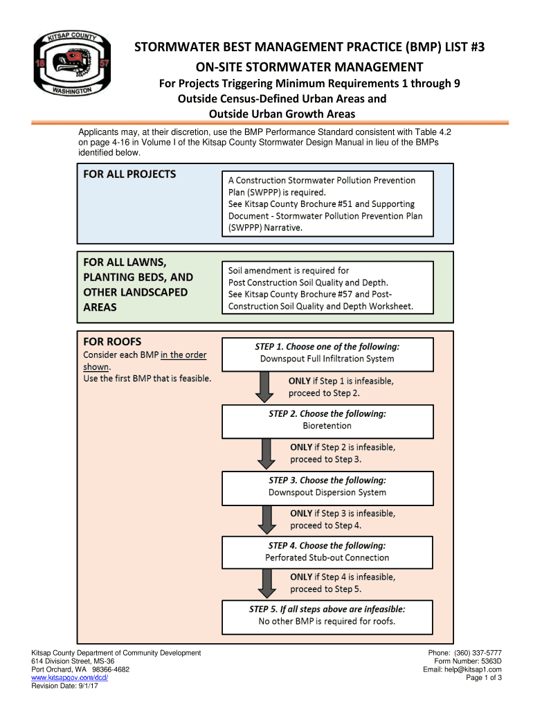 Fillable Online STORMWATER BEST MANAGEMENT PRACTICE (BMP) LIST #3 Fax ...