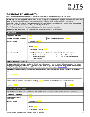 Privacy and Personal Ination Protection Act 1989 (NSW) / Health Records and Ination Privacy Act ...