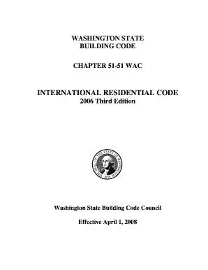 Fillable Online fortress wa Copies of the State Building Codes and Fax ...