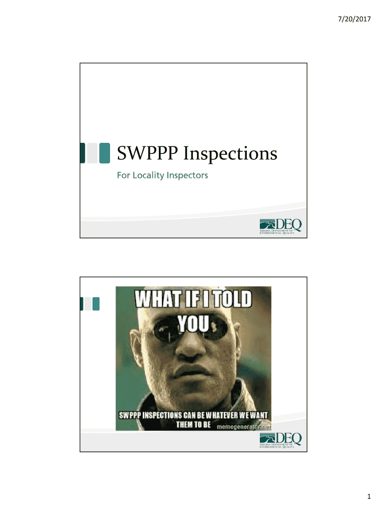 Fillable Online SWPPP Inspections Fax Email Print - pdfFiller