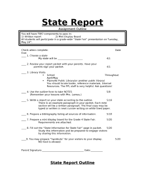 Assignment Outline Doc Template | pdfFiller