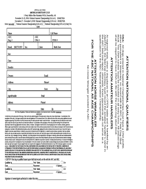 OFFICIAL AKC - clubs akc Doc Template | pdfFiller