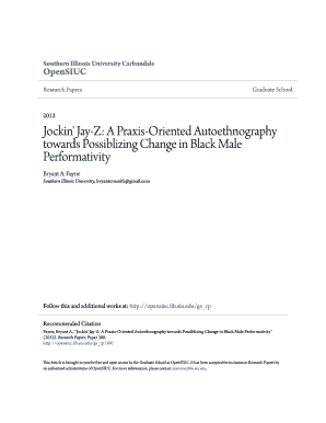 Fillable Online Jockin' Jay-Z: A Praxis-Oriented Autoethnography Fax ...