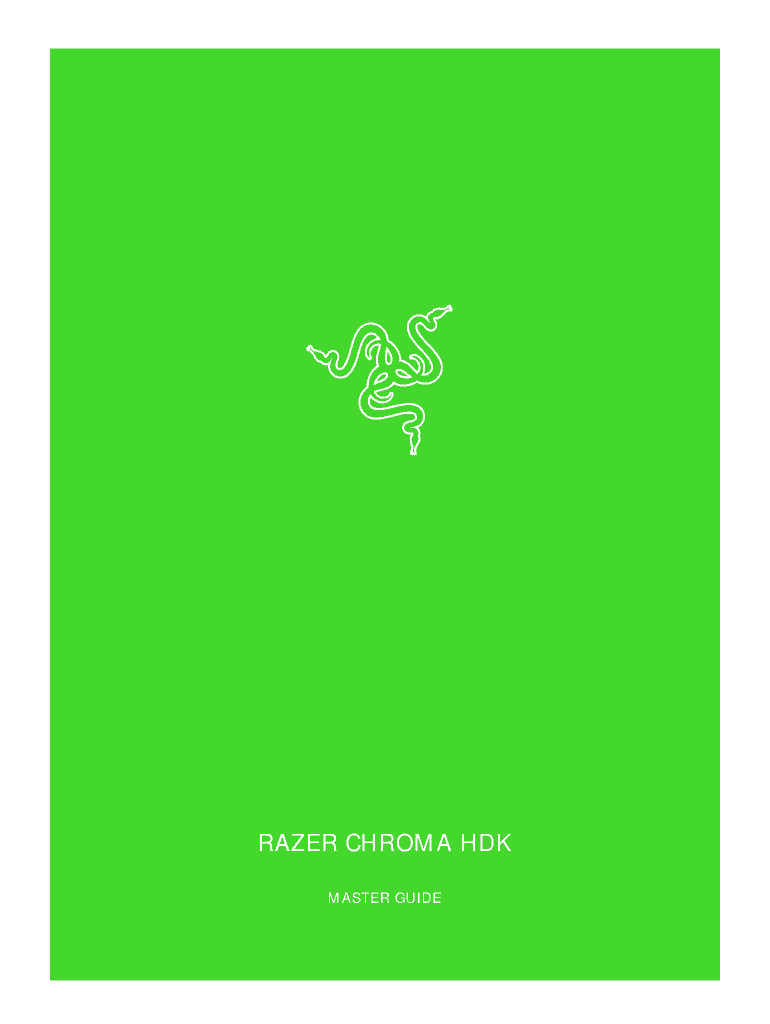 Fillable Online RAZER CHROMA HDK Fax Email Print - pdfFiller