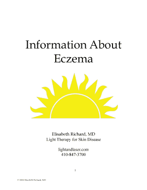 Fillable Online Eczema Fax Email Print - pdfFiller