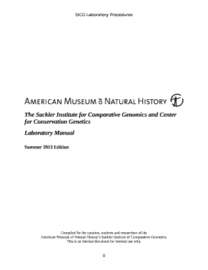 The Sackler Institute for Comparative Genomics and Center for ...