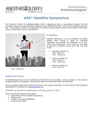 ASA Satellite Symposium Doc Template | pdfFiller