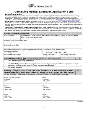 The CME planning process is based on criteria of the Accreditation ...