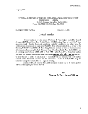 NATIONAL INSTITUTE OF SCIENCE COMMUNICATION AND INATION RESOURCES(CSIR ...