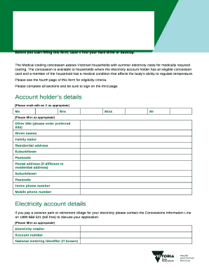 Medical cooling concession Doc Template | pdfFiller