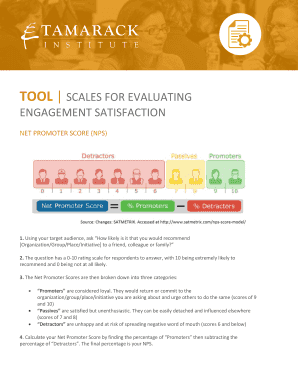 Fillable Online TOOL SCALES FOR EVALUATING Fax Email Print - pdfFiller
