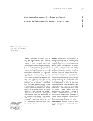 Fillable Online Construction of measurement instruments in the area of ...