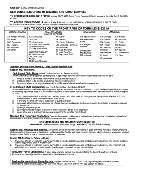Fillable Online TO ORDER MORE LDSS-2221A FORMS choose OCFS-4627 County ...
