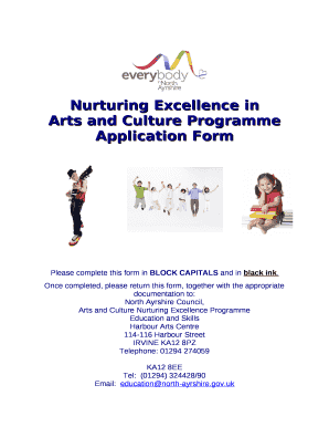 Nurturing Excellence in Doc Template | pdfFiller