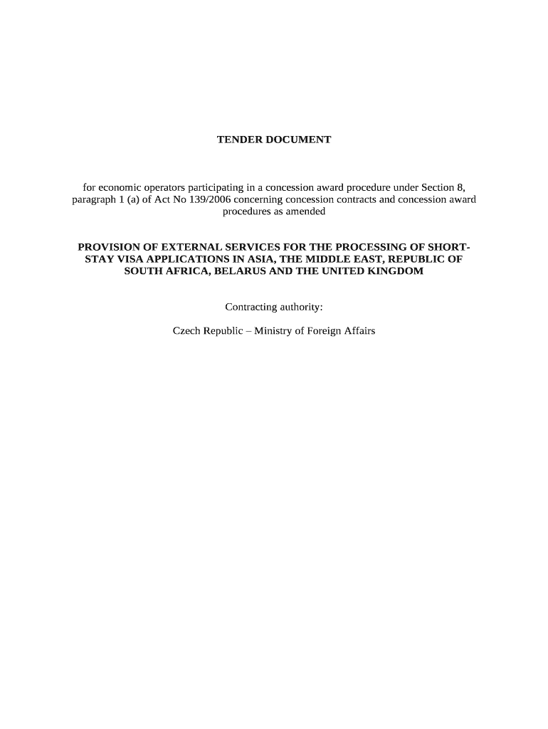 for economic operators participating in a concession award procedure ...