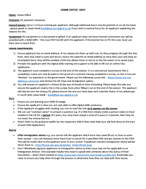 Fillable Online HOME OFFICE: UKVI Fax Email Print - pdfFiller