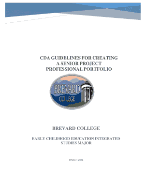 Fillable Online CDA GUIDELINES FOR CREATING Fax Email Print - pdfFiller