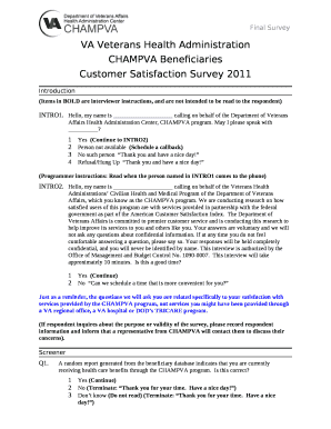 CHAMPVA Beneficiaries Doc Template | pdfFiller