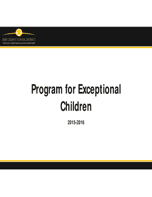 Fillable Online Program for Exceptional Fax Email Print - pdfFiller