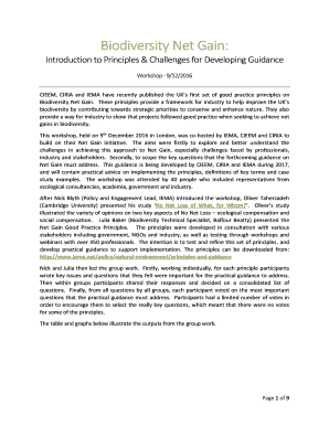 Fillable Online Biodiversity Net Gain: Fax Email Print - pdfFiller