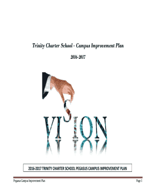 Fillable Online Trinity Charter School - Campus Improvement Plan Fax ...