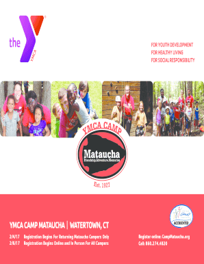 Ymca Camp Mataucha - Fill Online, Printable, Fillable, Blank | pdfFiller