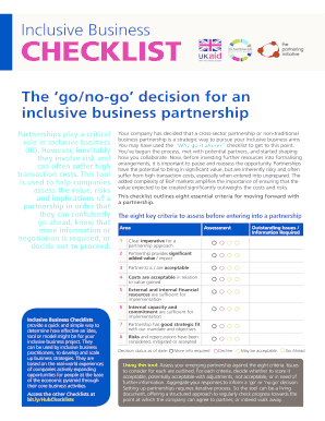 Fillable Online The go/no-go decision for an Fax Email Print - pdfFiller