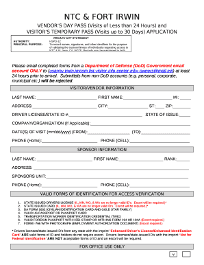 Please email completed s from a Department of Defense (DoD) Government ...