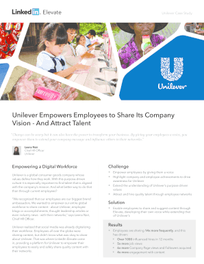 Fillable Online Unilever Case Study Fax Email Print - pdfFiller