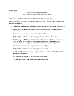 Fillable Online SAMPLE PLAN OF DISTRIBUTION Fax Email Print - pdfFiller