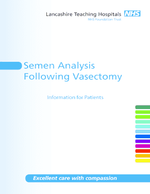 Fillable Online Following Vasectomy Fax Email Print - pdfFiller