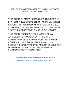 SAMPLE LETTER (AL 7114) Doc Template | pdfFiller