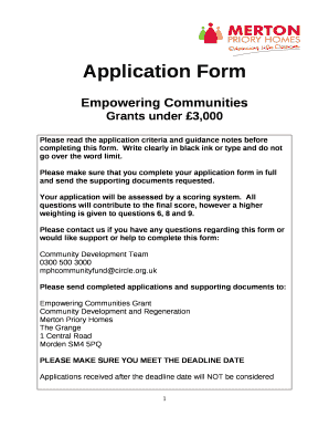 Please read the application criteria and guidance notes before ...