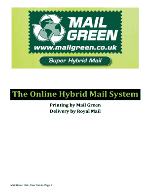 Fillable Online The Online Hybrid Mail System Fax Email Print - pdfFiller